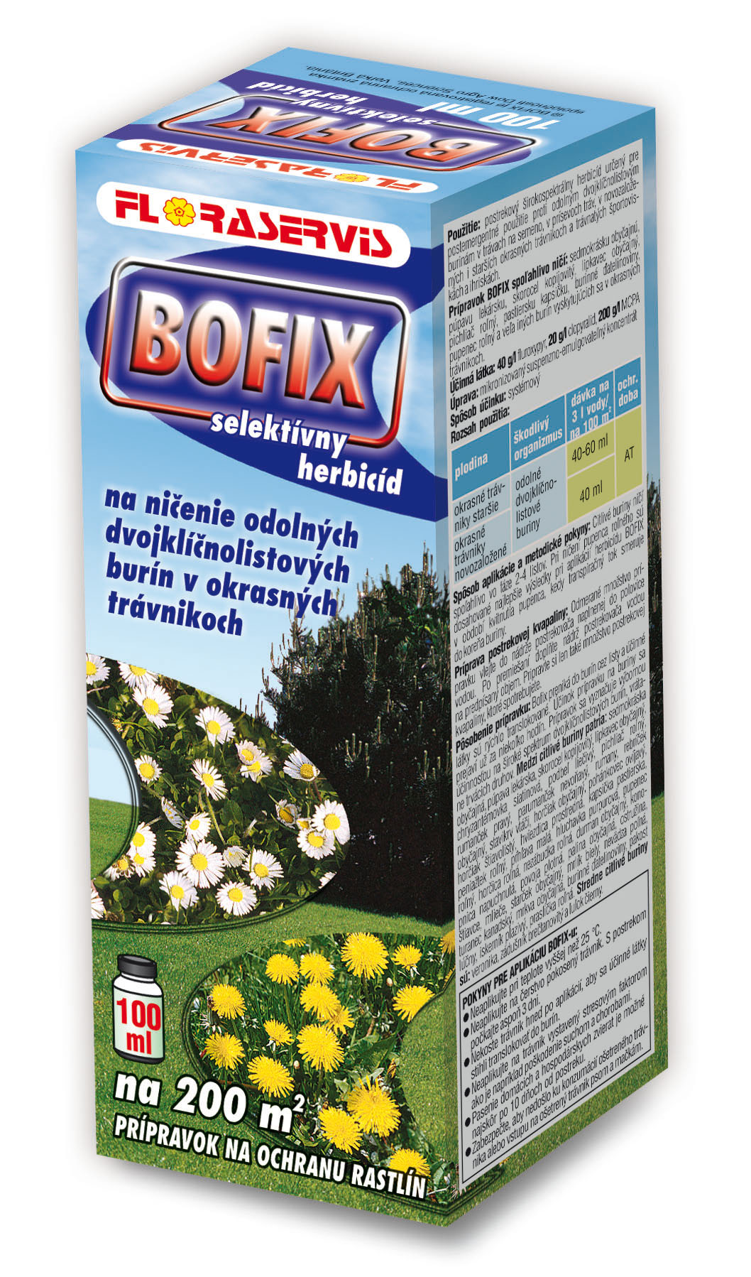 Postrek proti burine v trávniku - BOEL